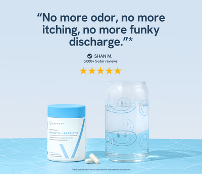 Women's Health Prebiotic + Probiotic Supplement | Happy V®