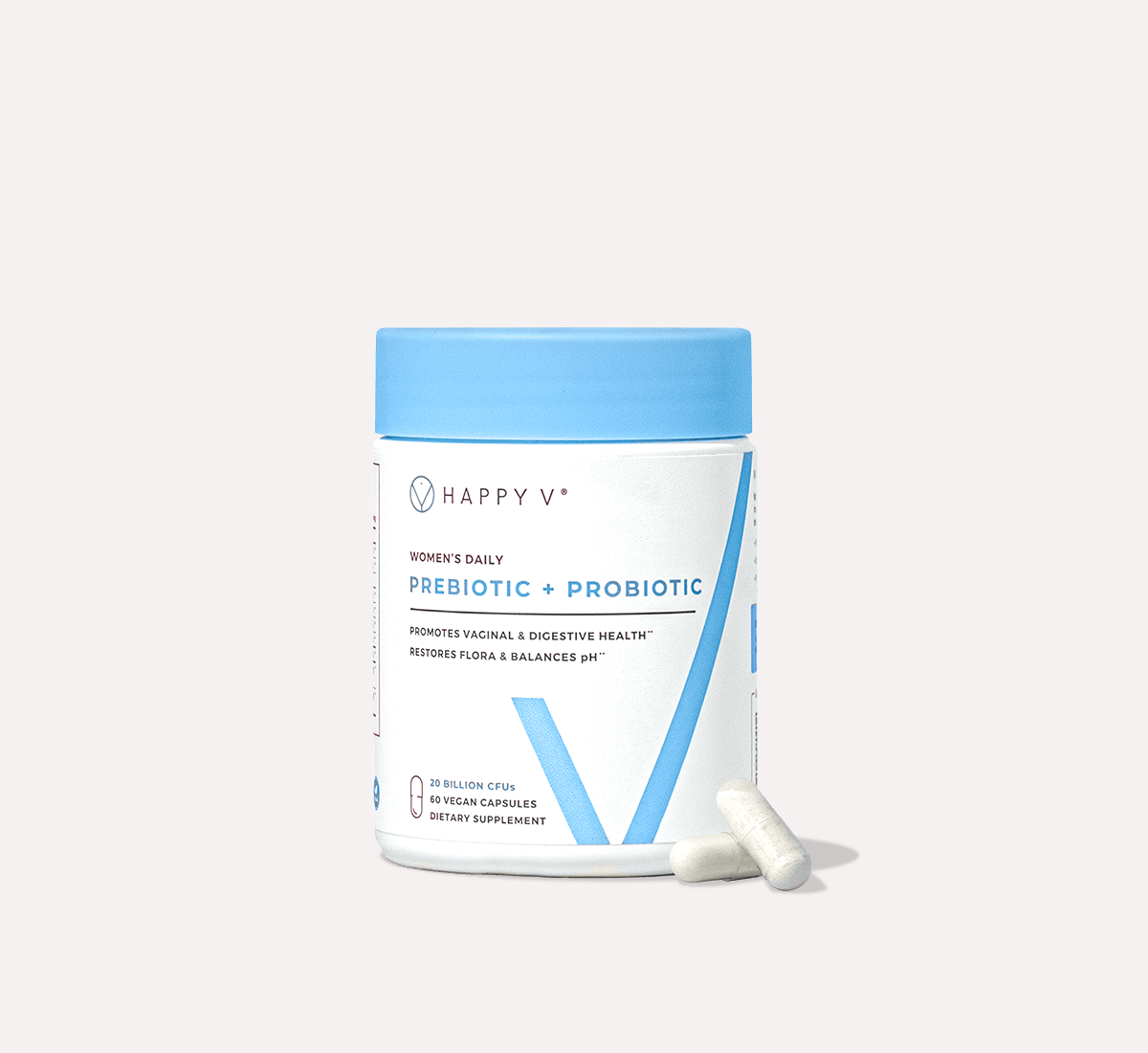 Women's Health Prebiotic + Probiotic Supplement | Happy V®