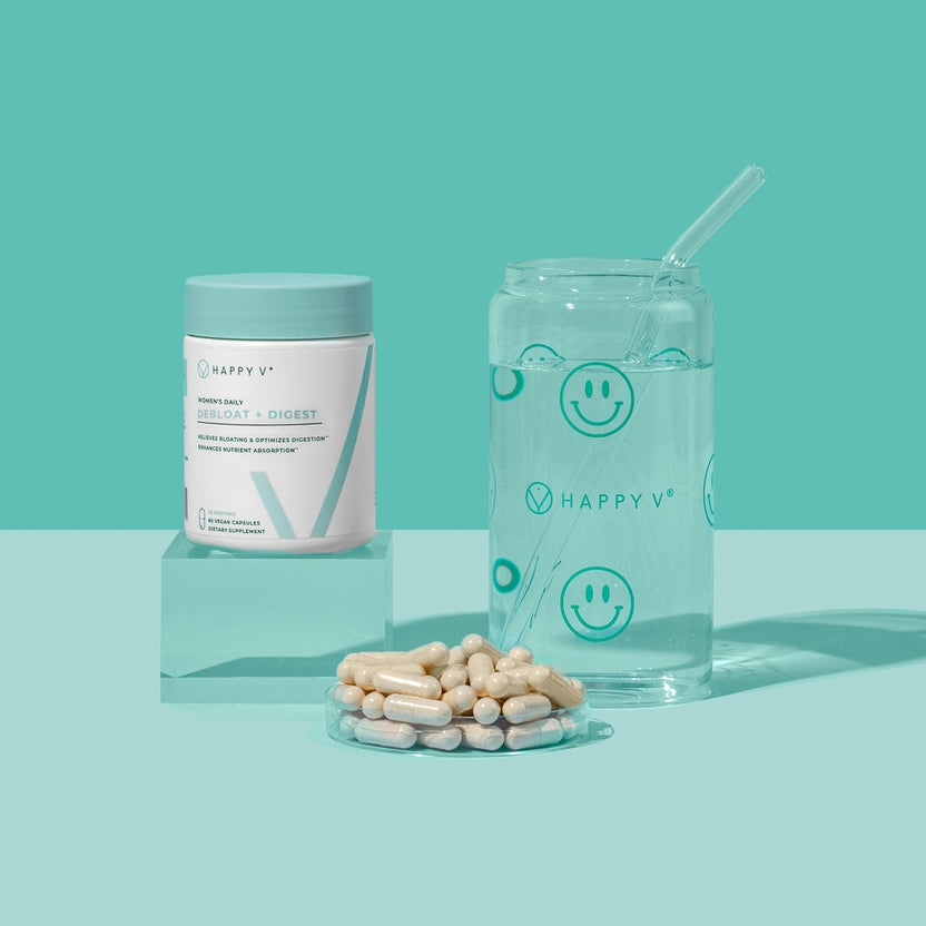 Enzyme Digestion Supplements for Bloating | Happy V®