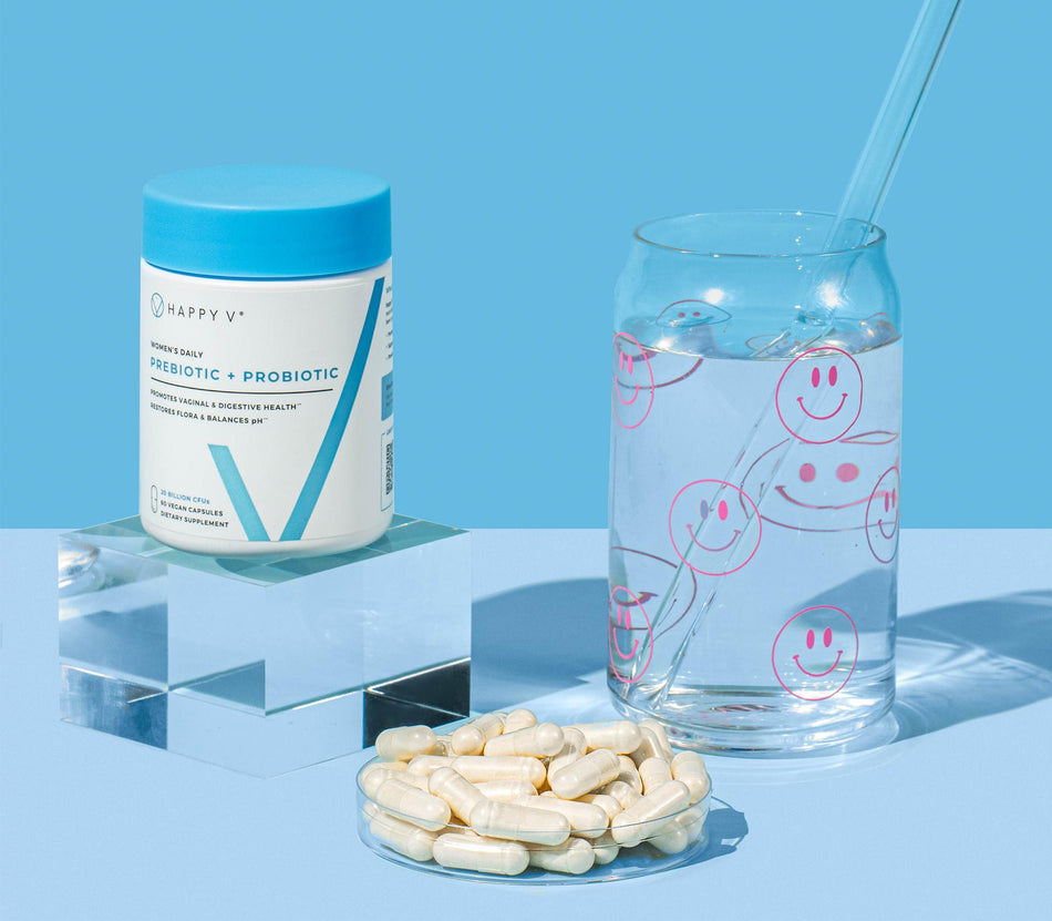 Women's Health Prebiotic + Probiotic Supplement | Happy V®